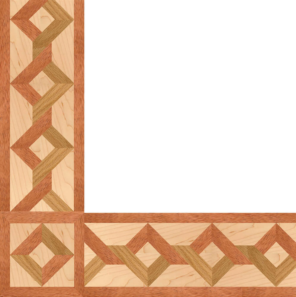 Carlton Wood Border: Floor Border by Oshkosh Designs