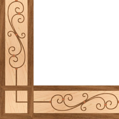 Filigree Wood Border: Floor Border by Oshkosh Designs