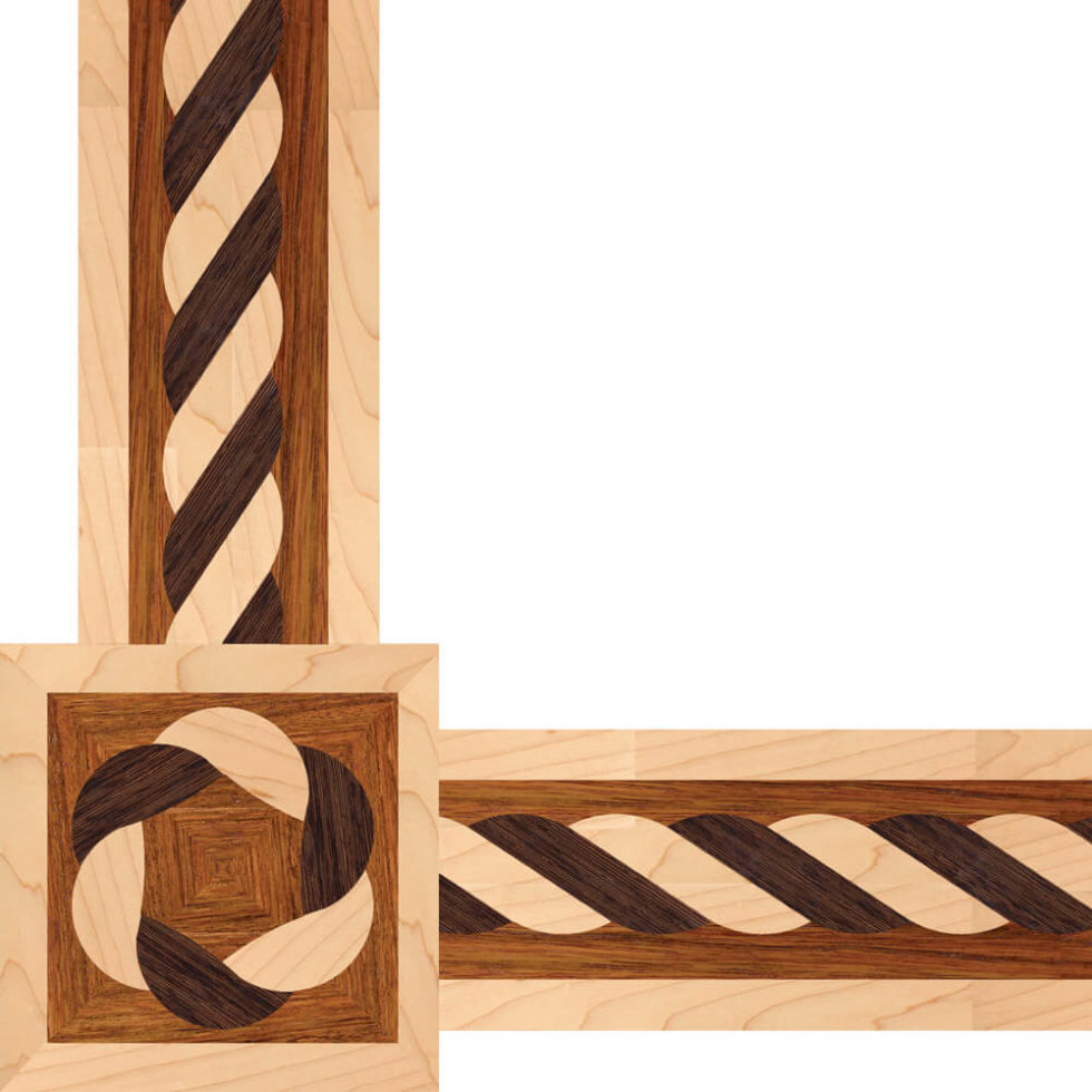 Wood Floor Borders | Hardwood Floor Borders - Oshkosh Designs
