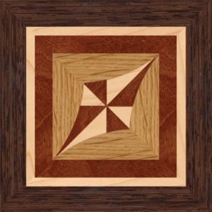 Rosetta Wood Border Corner (2003): Floor Accent by Oshkosh Designs