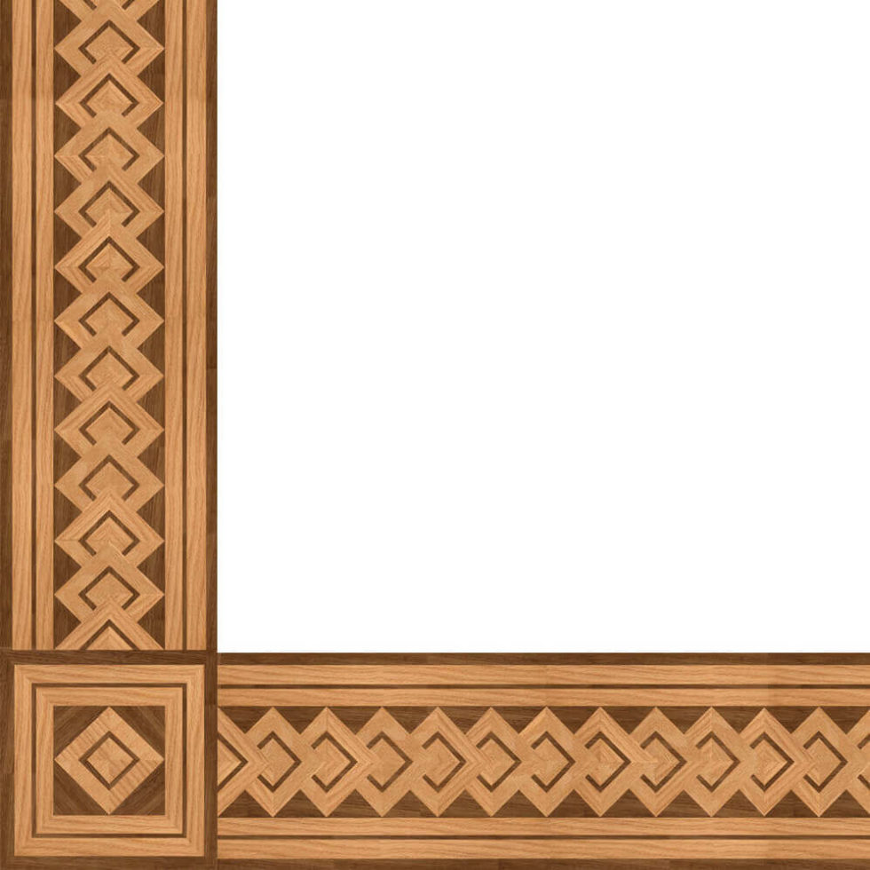 Palazzo Wood Border: Red Oak Floor Border by Oshkosh Designs